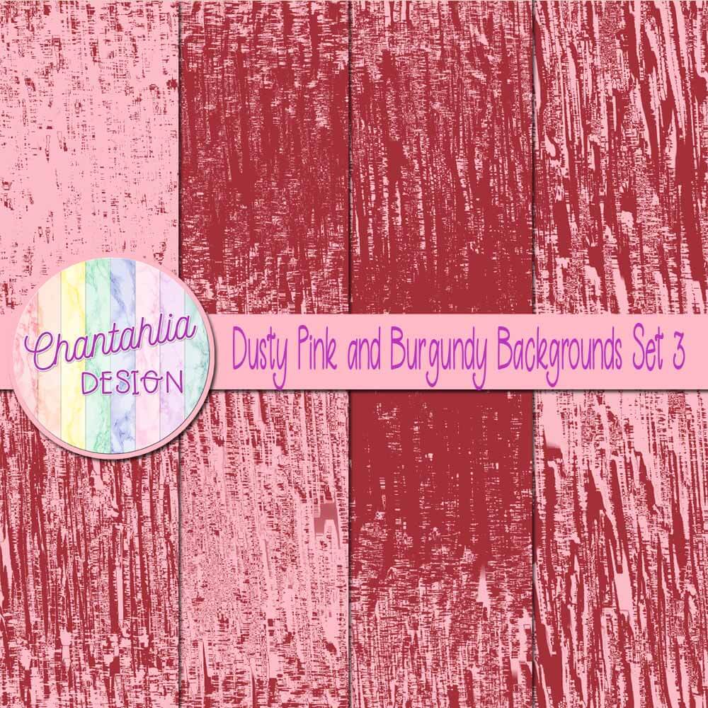 Free Dusty Pink and Burgundy Digital Paper Backgrounds