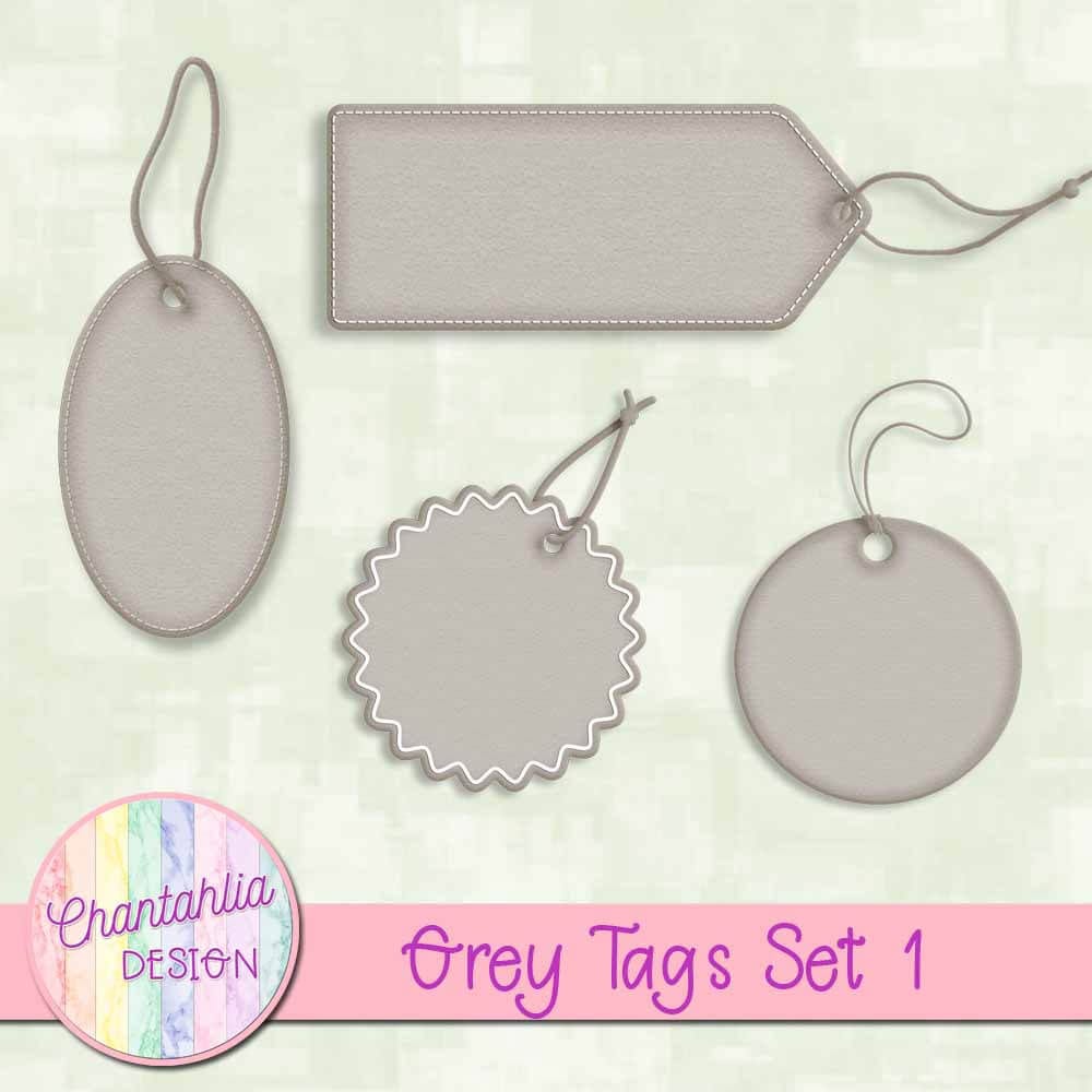 Free Grey Tags