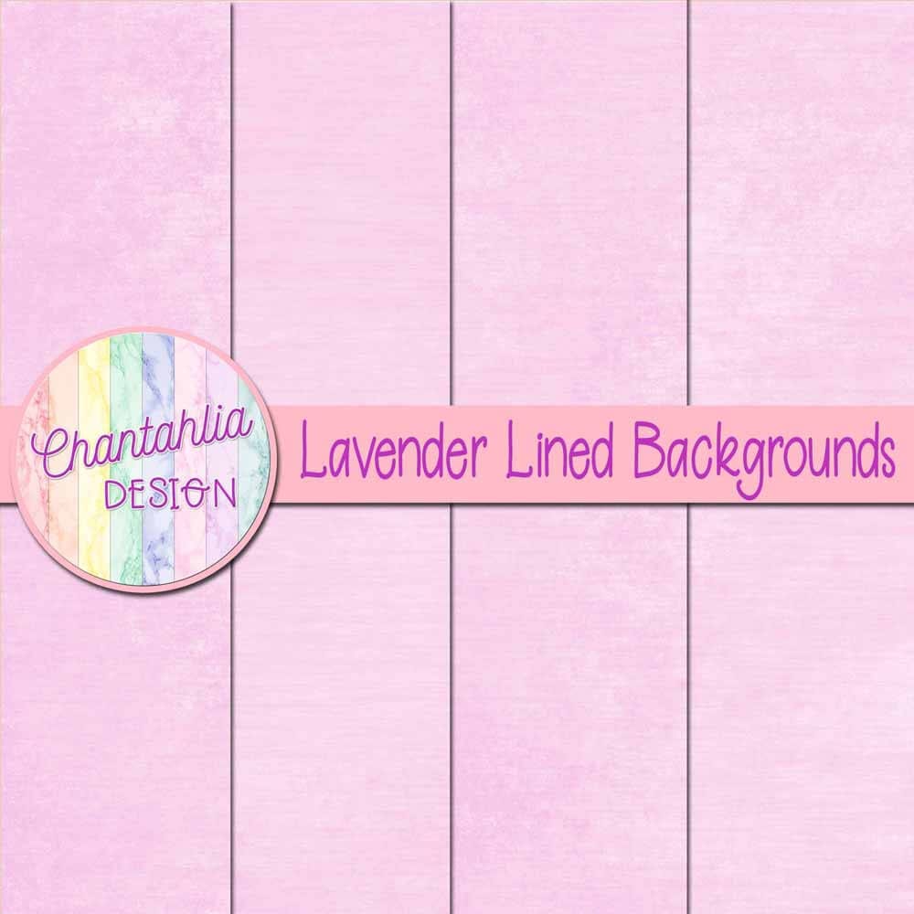 Free Digital Papers featuring Lavender Lined Designs