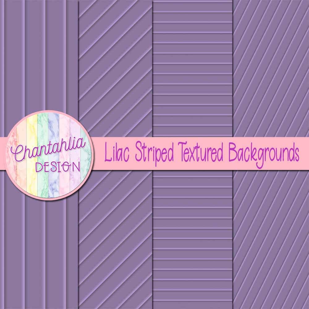 Free Digital Papers featuring Lilac Striped Textured Designs