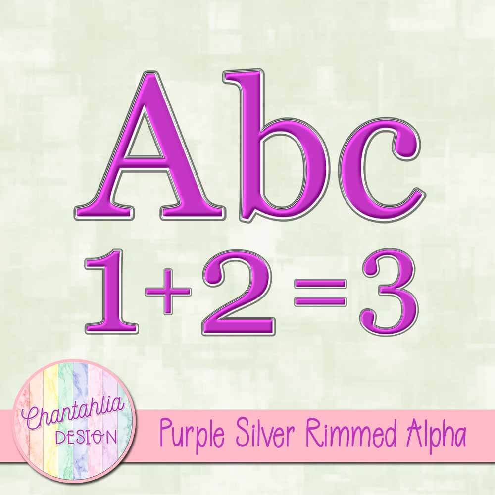 Free Alpha featuring a Purple Silver RImmed Design