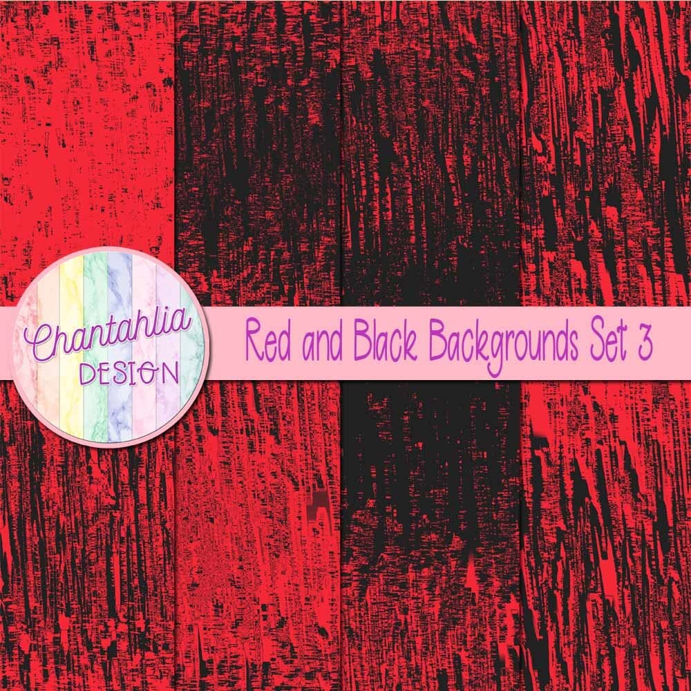 Free Red and Black Digital Paper Backgrounds