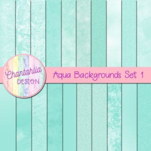Free Digital Paper Backgrounds featuring Aqua Designs