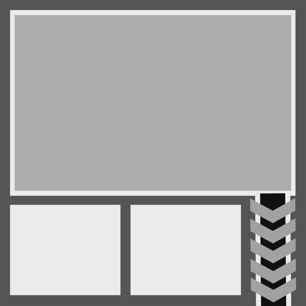 Free Digital Scrapbook Layout Template to Create Your Own Unique Pages