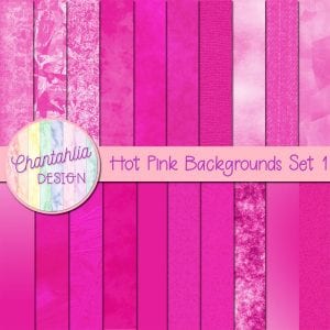 Free Digital Paper Backgrounds featuring Hot Pink Designs