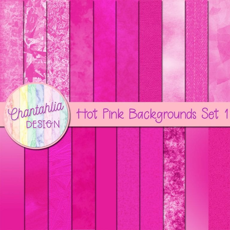 Free Digital Paper Backgrounds featuring Hot Pink Designs