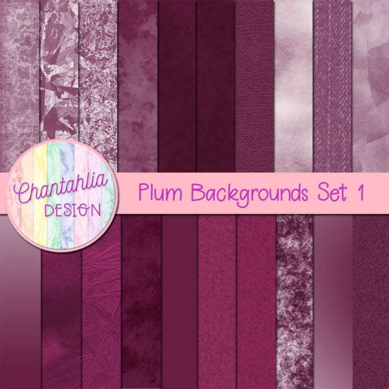Free Digital Paper Backgrounds featuring Plum Designs