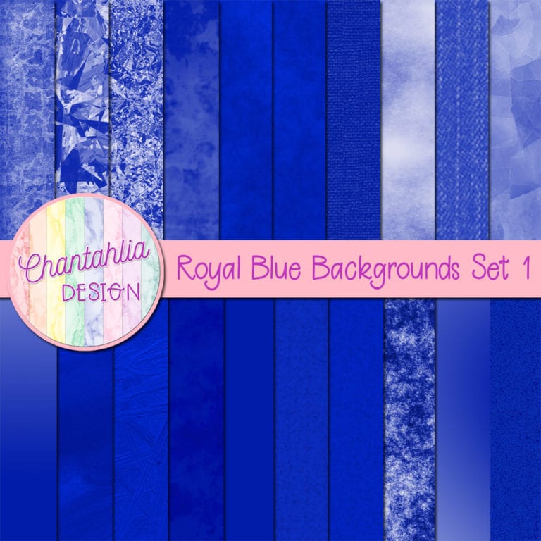 Free Digital Paper Backgrounds featuring Royal Blue Designs
