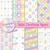 Free Pastel Christmas Papers