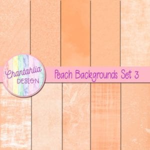 Free Digital Paper Backgrounds featuring Peach Designs