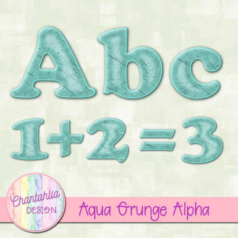 Free Alphas for Digital Scrapbooking, Bulletin Board Lettters and More