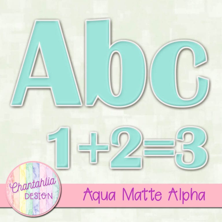 Free Alphas for Digital Scrapbooking, Bulletin Board Lettters and More