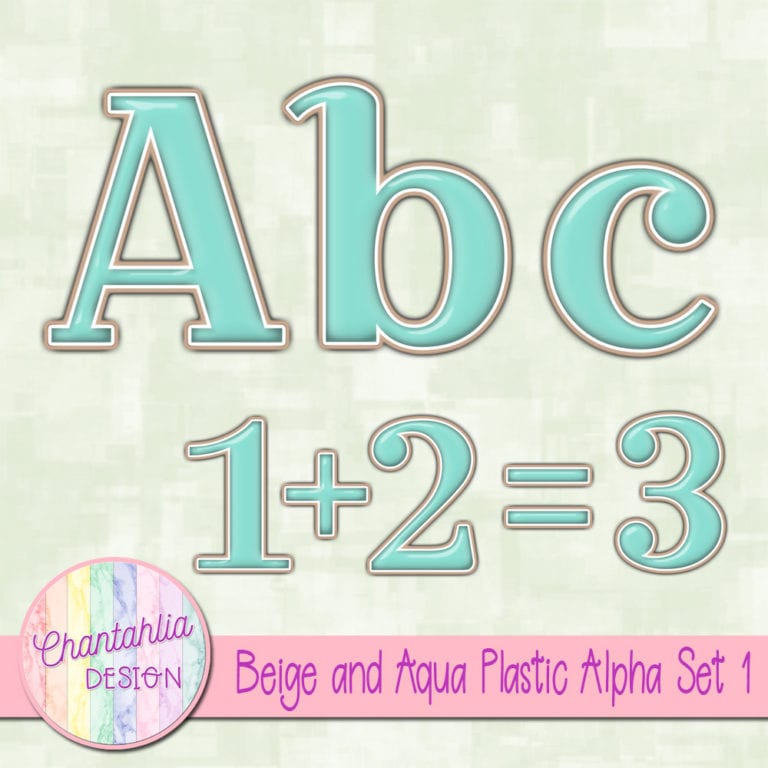 Free Alphas for Digital Scrapbooking, Bulletin Board Lettters and More