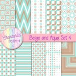 Free digital papers for digital scrapbooking, digital planning and more