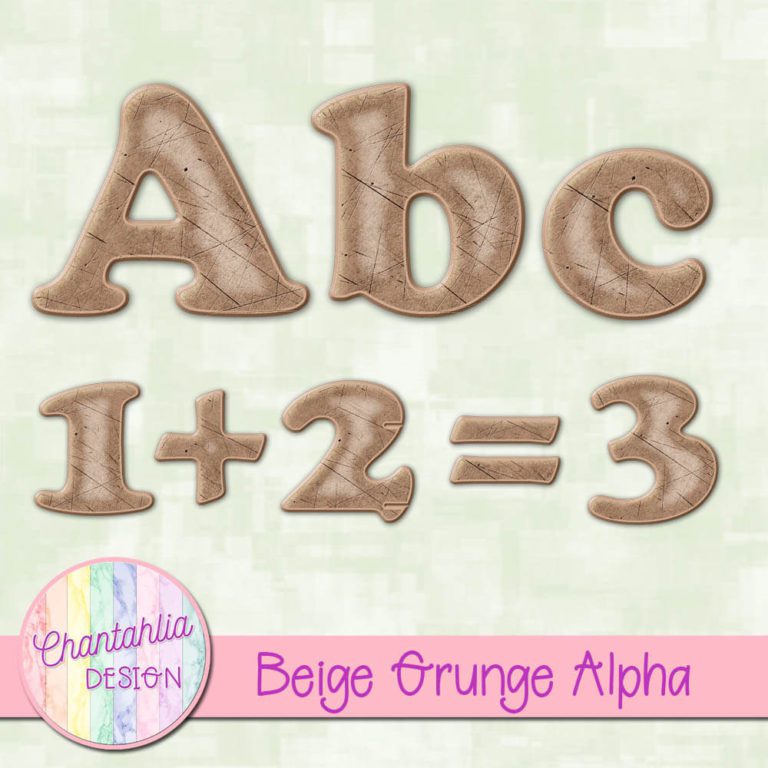 Free Alphas for Digital Scrapbooking, Bulletin Board Lettters and More