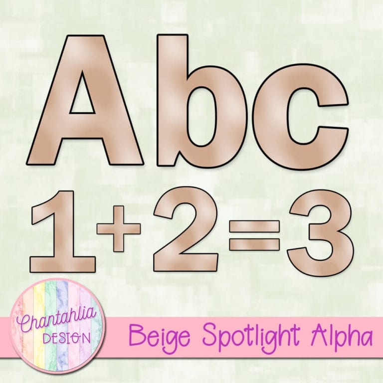 Free Alphas for Digital Scrapbooking, Bulletin Board Lettters and More