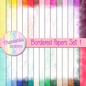 Free Digital Papers featuring a Bordered Design
