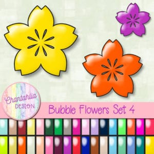 Bubble Flowers Set 4 - Chantahlia Design