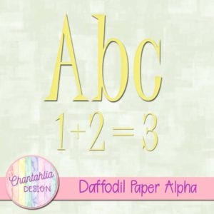 Free Alpha featuring a Daffodil Paper Design