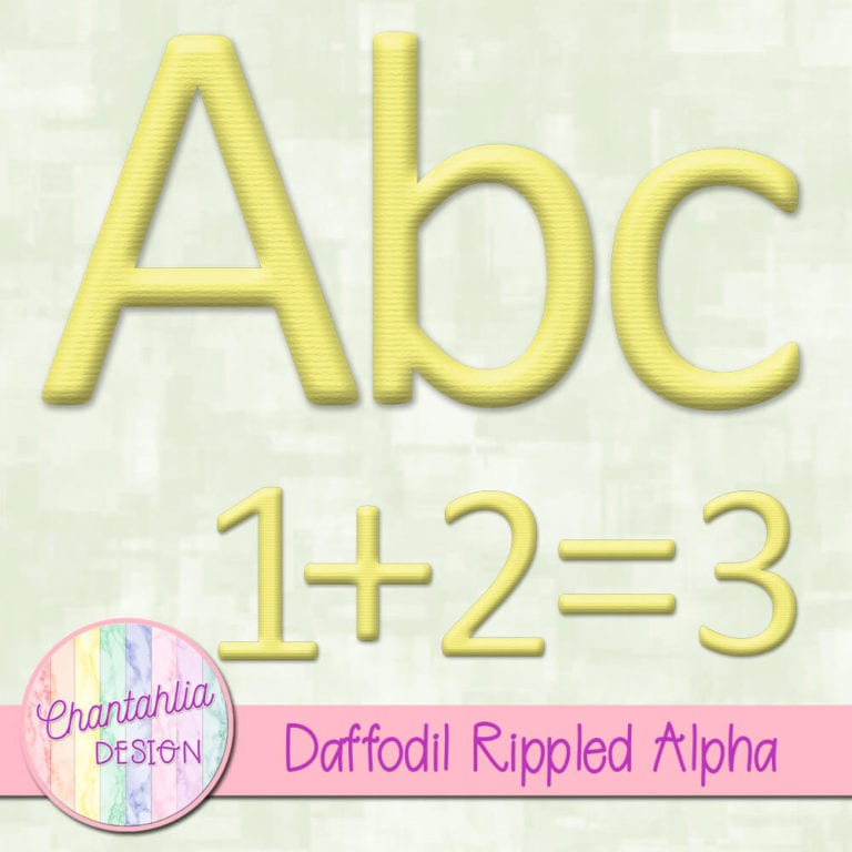 Free Alphas for Digital Scrapbooking, Bulletin Board Lettters and More