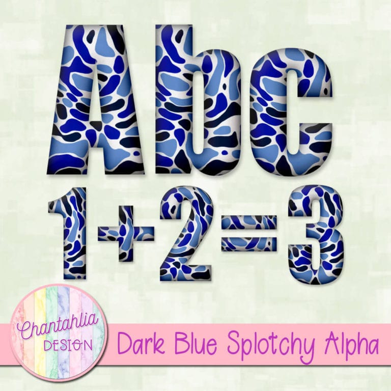 Neon Blue Bubble Alpha - Chantahlia Design