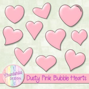 Free design elements / clip art for digital scrapbooking and other crafts