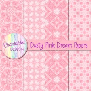 Free Digital Papers featuring Dusty Pink Dream Designs