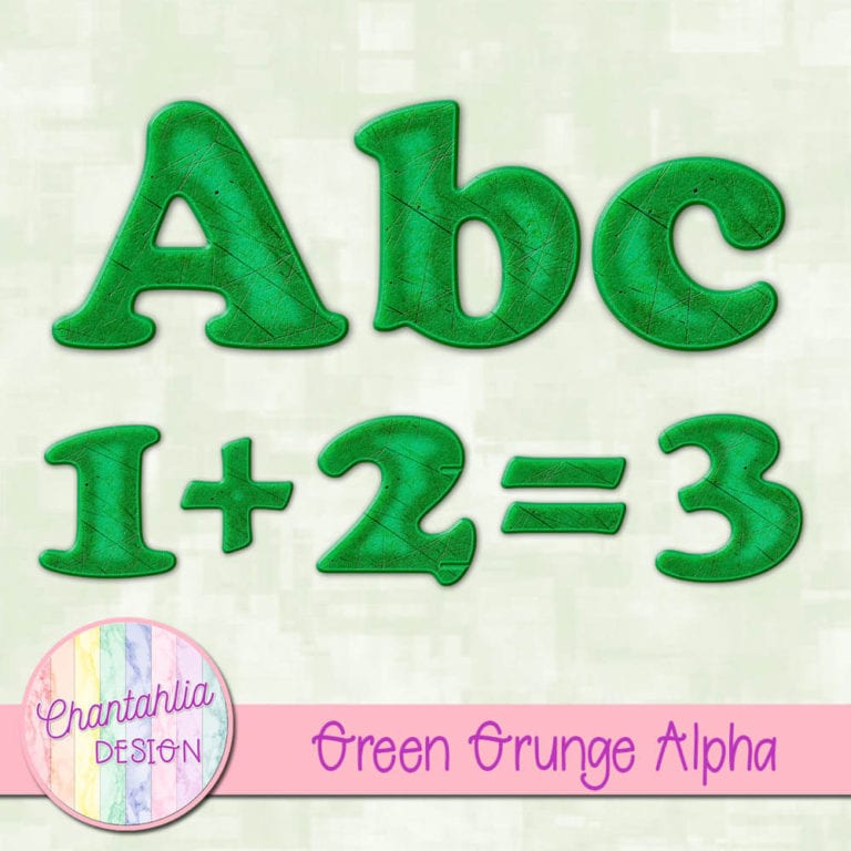 Free Alphas for Digital Scrapbooking, Bulletin Board Lettters and More