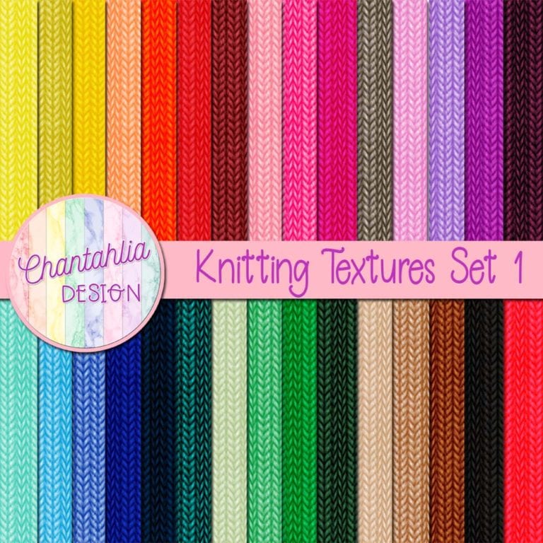 Free Digital Papers featuring a Knitting Texture