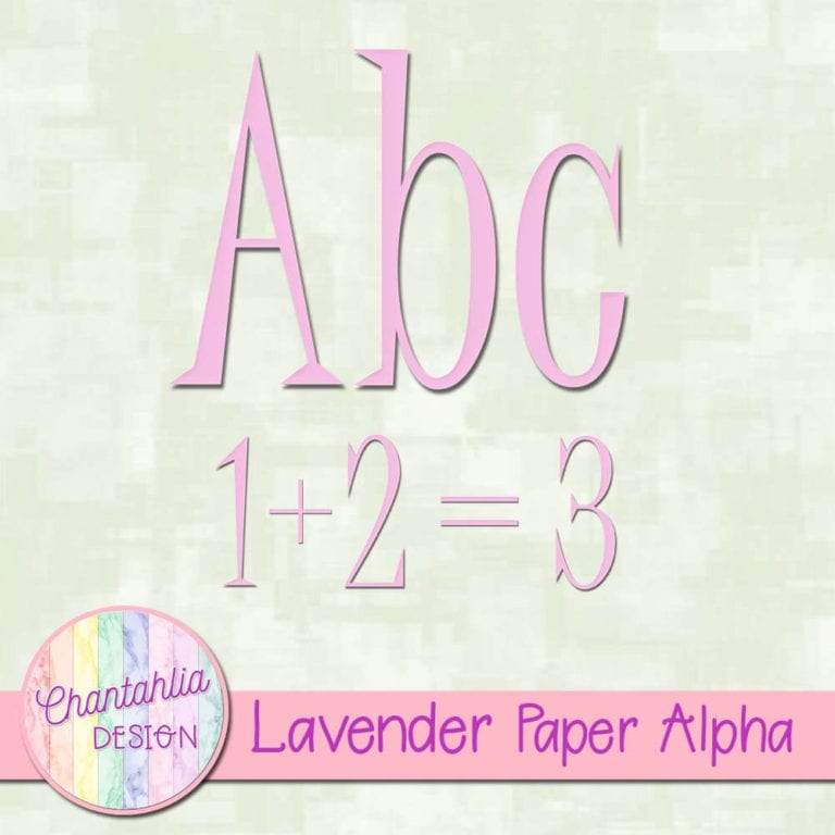 Free Alphas for Digital Scrapbooking, Bulletin Board Lettters and More
