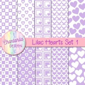 Free Valentine Digital Paper and Design Element Packs