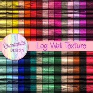 Free Digital Papers featuring a Log Wall Texture