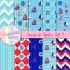 Free Nautical Digital Papers for Digital Scrapbooking and Other Digital ...