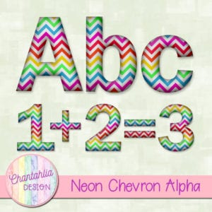 Free Alpha featuring a Neon Chevron Design