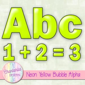 Free Alpha featuring a Neon Yellow Bubble Design