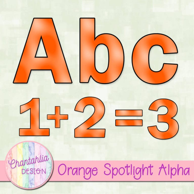 Orange Spotlight Alpha - Chantahlia Design