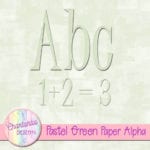 Free Alpha featuring a Pastel Green Paper Design