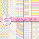 Free Digital Papers featuring Pastel Patterns