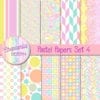 Free Digital Papers featuring Pastel Patterns