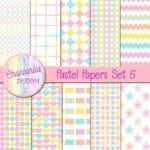 Free Digital Papers featuring Pastel Patterns