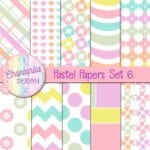 Free Digital Papers featuring Pastel Patterns