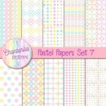Free Digital Papers featuring Pastel Patterns