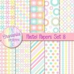 Free Digital Papers featuring Pastel Patterns