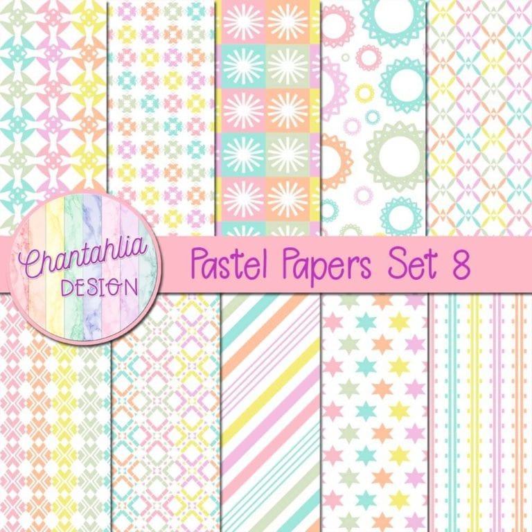 Free Digital Papers featuring Pastel Patterns