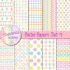 Free Digital Papers featuring Pastel Patterns