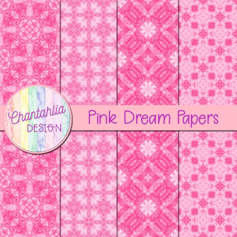 Free Digital Papers featuring Pink Dream Designs
