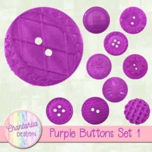 Free Buttons Design Elements in Purple
