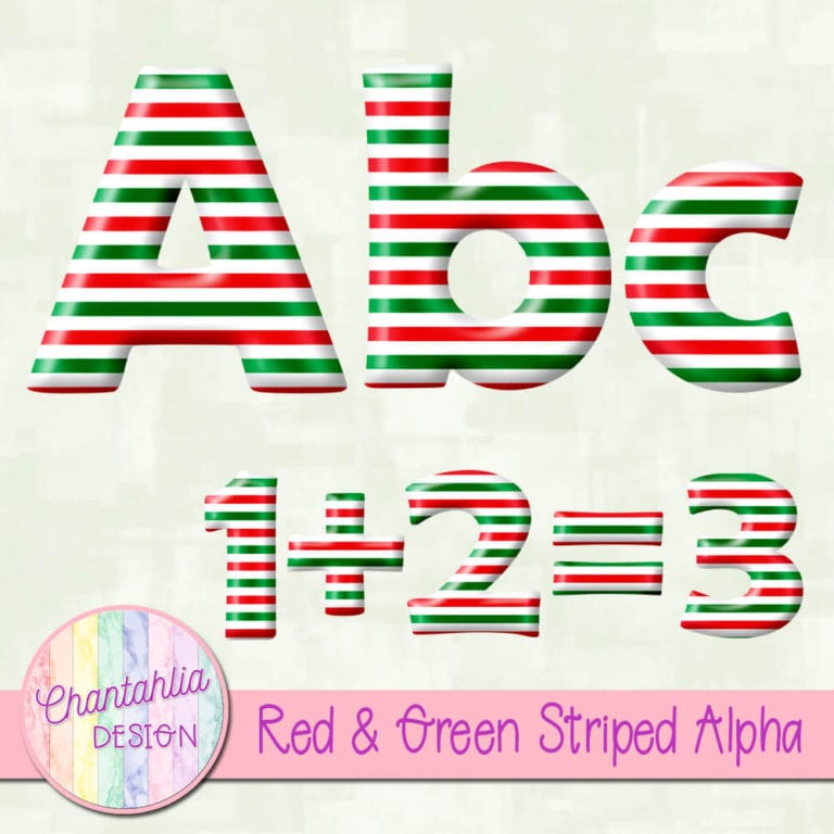 Free Alpha featuring a Red and Green Striped Design