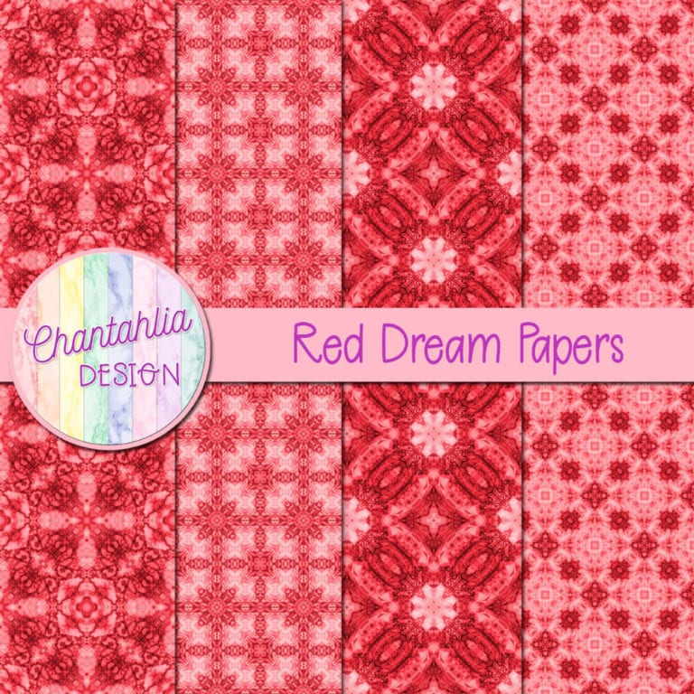 Free Digital Papers featuring Red Dream Designs