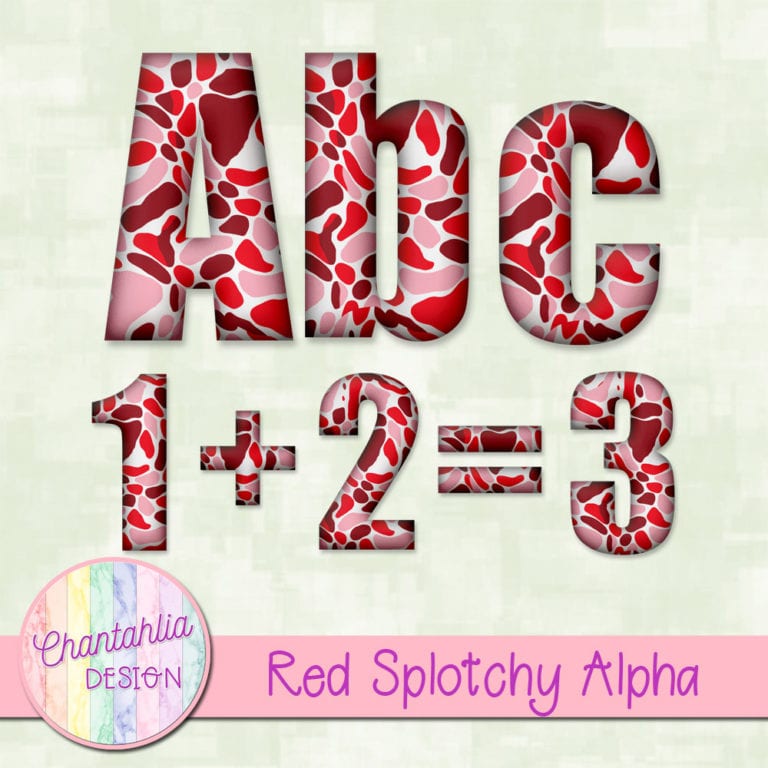 Free Alpha featuring a Red Splotchy Design